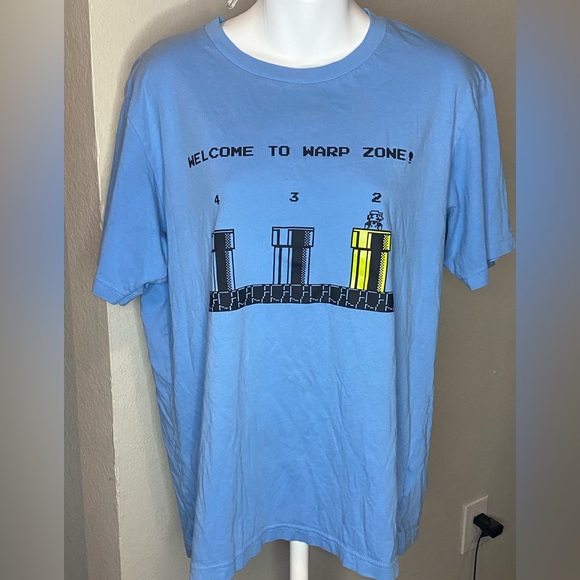 Nintendo | Shirts | Vintage Nintendo Super Mario Bros Welcome To Warp ...